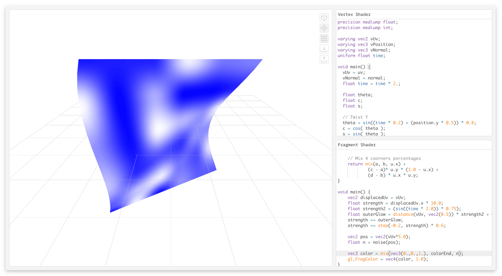 View the live demo at glsl.evos.studio
