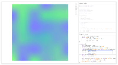 View the live demo at glsl.evos.studio
